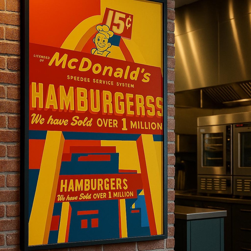 Mcdonalds Poster - Etsy UK