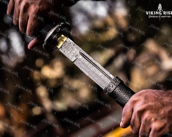 Handmade Japanese Samurai Katana Sword - Etsy