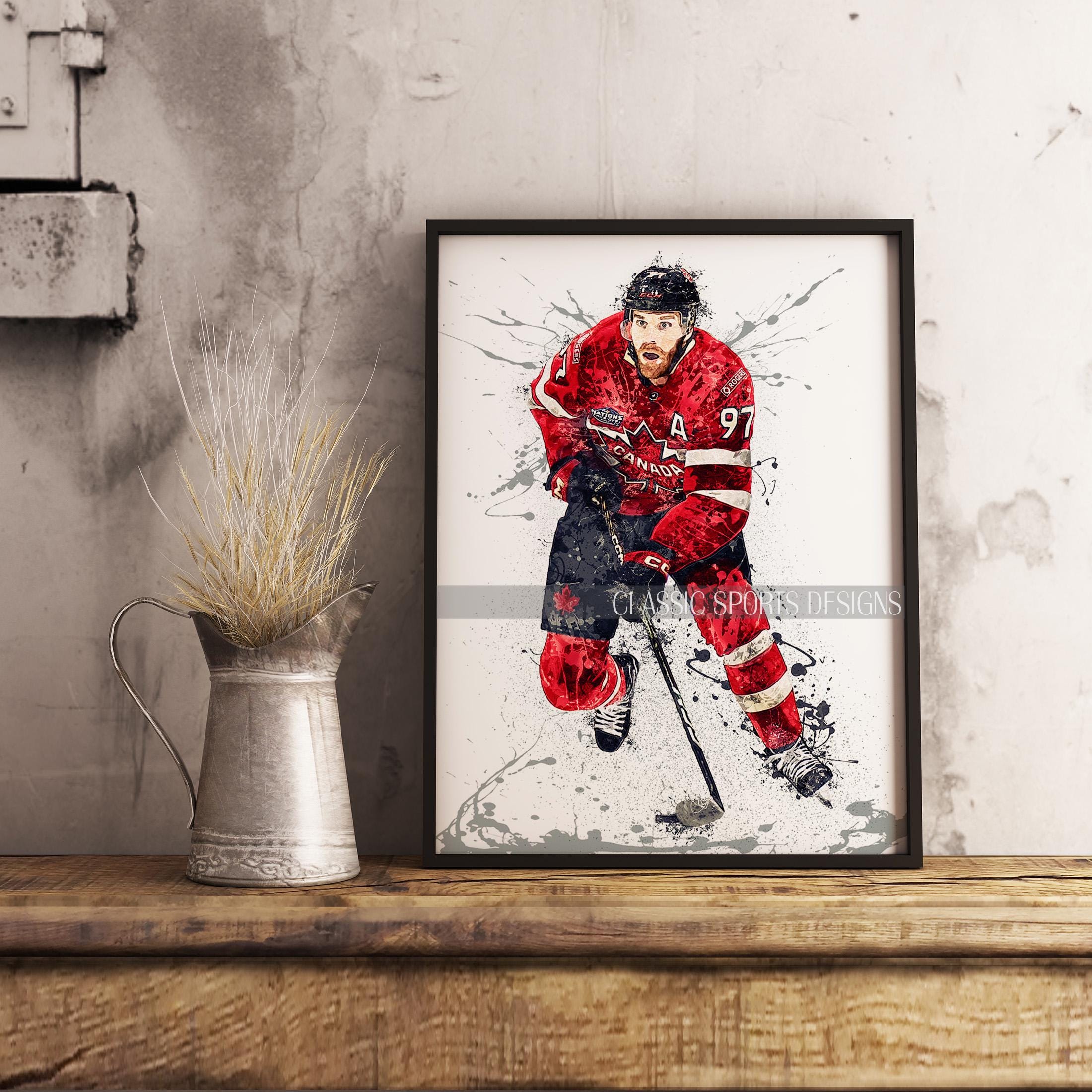 Connor Mcdavid Poster, Canada, 4 Nations Face Off, Canvas Wrap, Wall ...