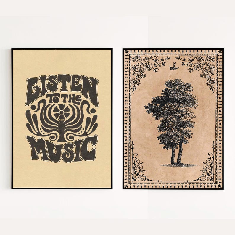 15 Grunge Dark Aesthetic Posters, Vintage Posters, Grunge Room Decor ...