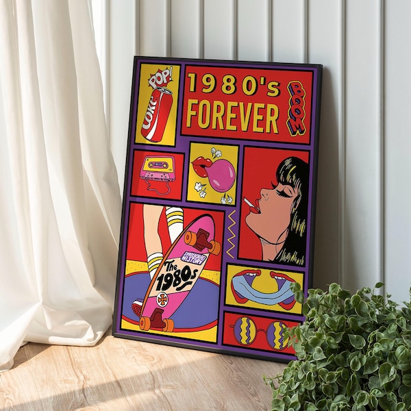 80s Poster - Etsy