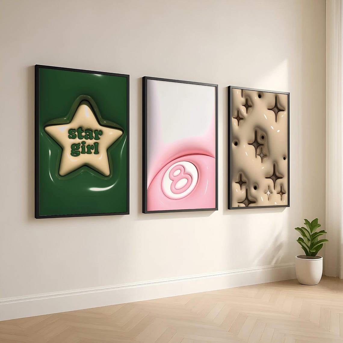 Set of 3 Hypebeast Print, Hypebeast Room Decor, College Apartment, 8 ...