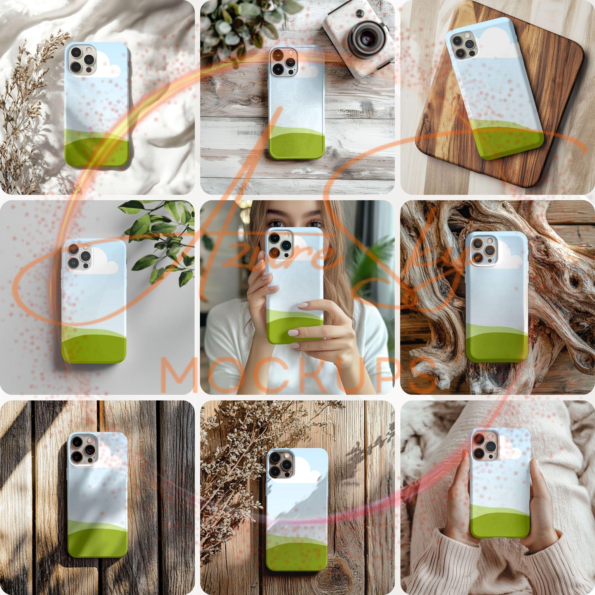 Phone Case Mockup Templates for Canva - Editable Customizable Phone ...