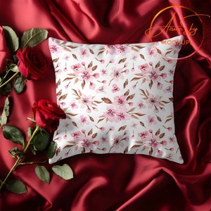 Pillow Mockup Canva Template - Editable Throw Pillow Designs for Home ...