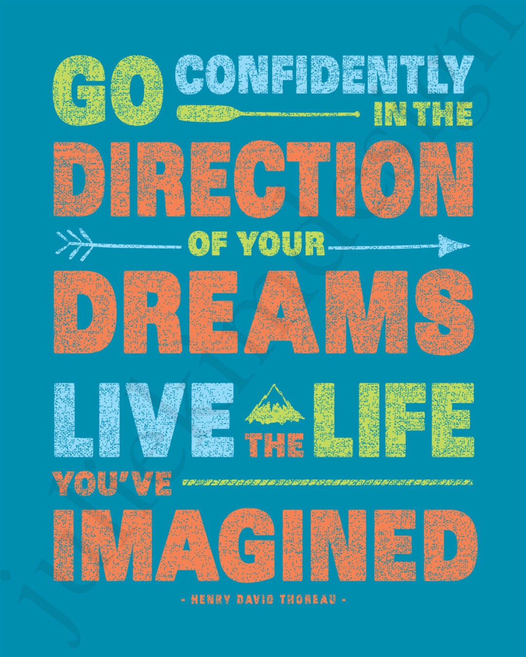 PRINTABLE Go Confidently 8x10 Print - Etsy