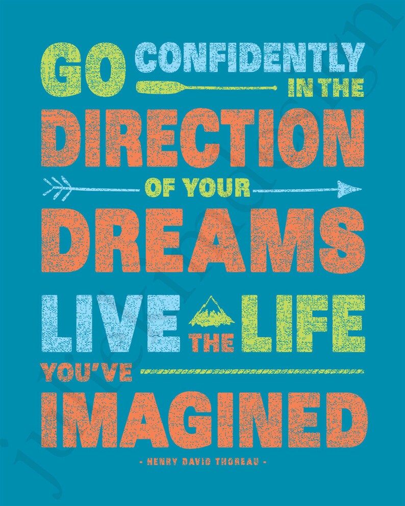 PRINTABLE Go Confidently 8x10 Print - Etsy