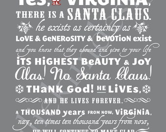 Yes Virginia There is A Santa Claus Published 1897 New York SUN ...