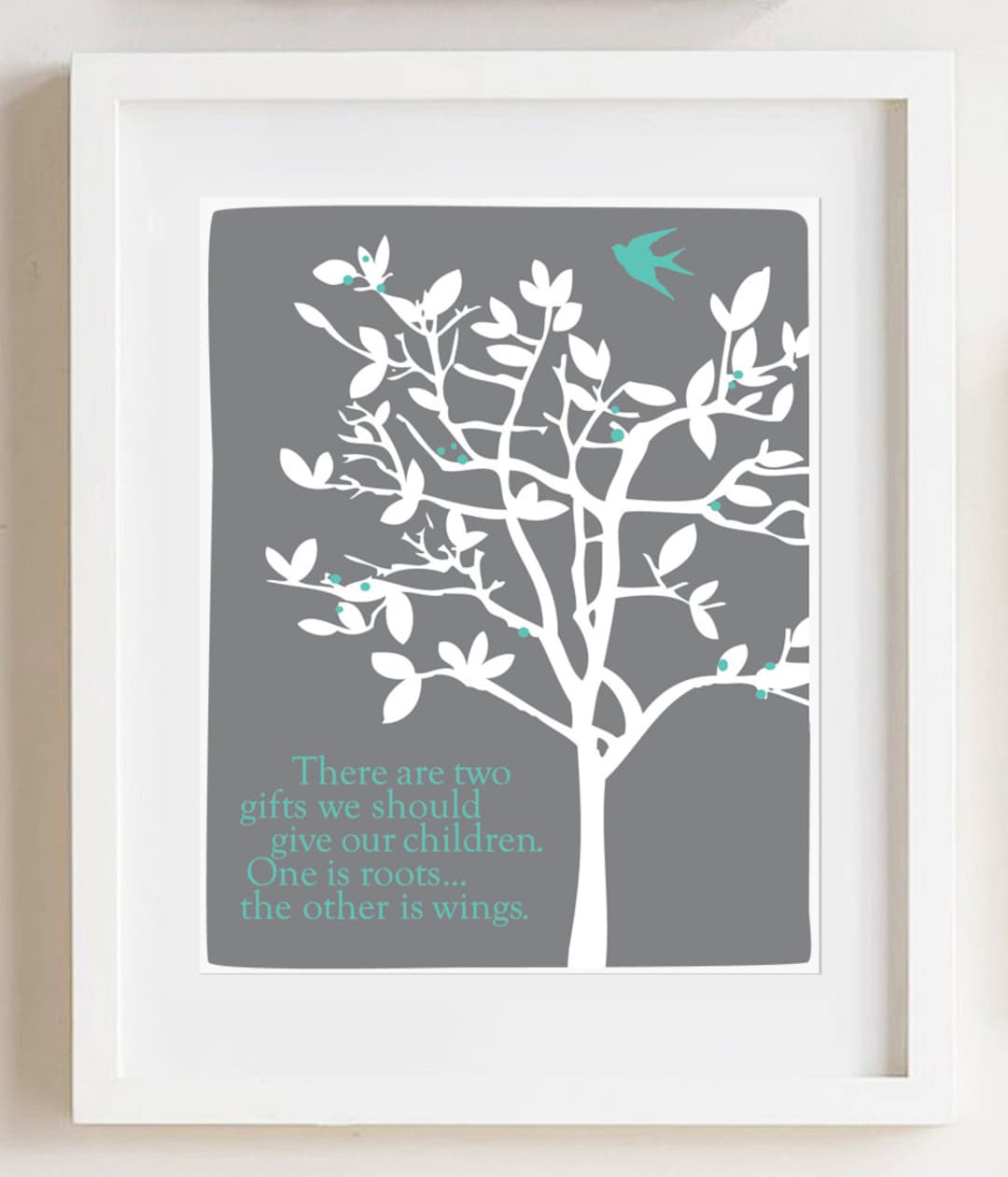 PRINTABLE Roots and Wings PDF 8x10 - Etsy