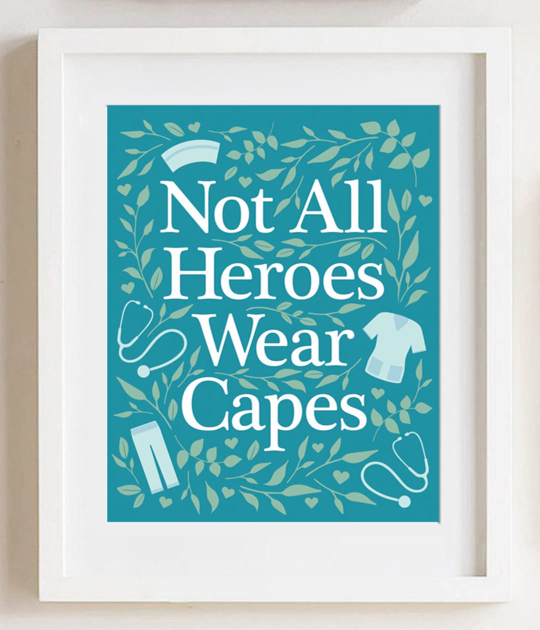 PRINTABLE Nurse Heroes PDF 8x10 - Etsy