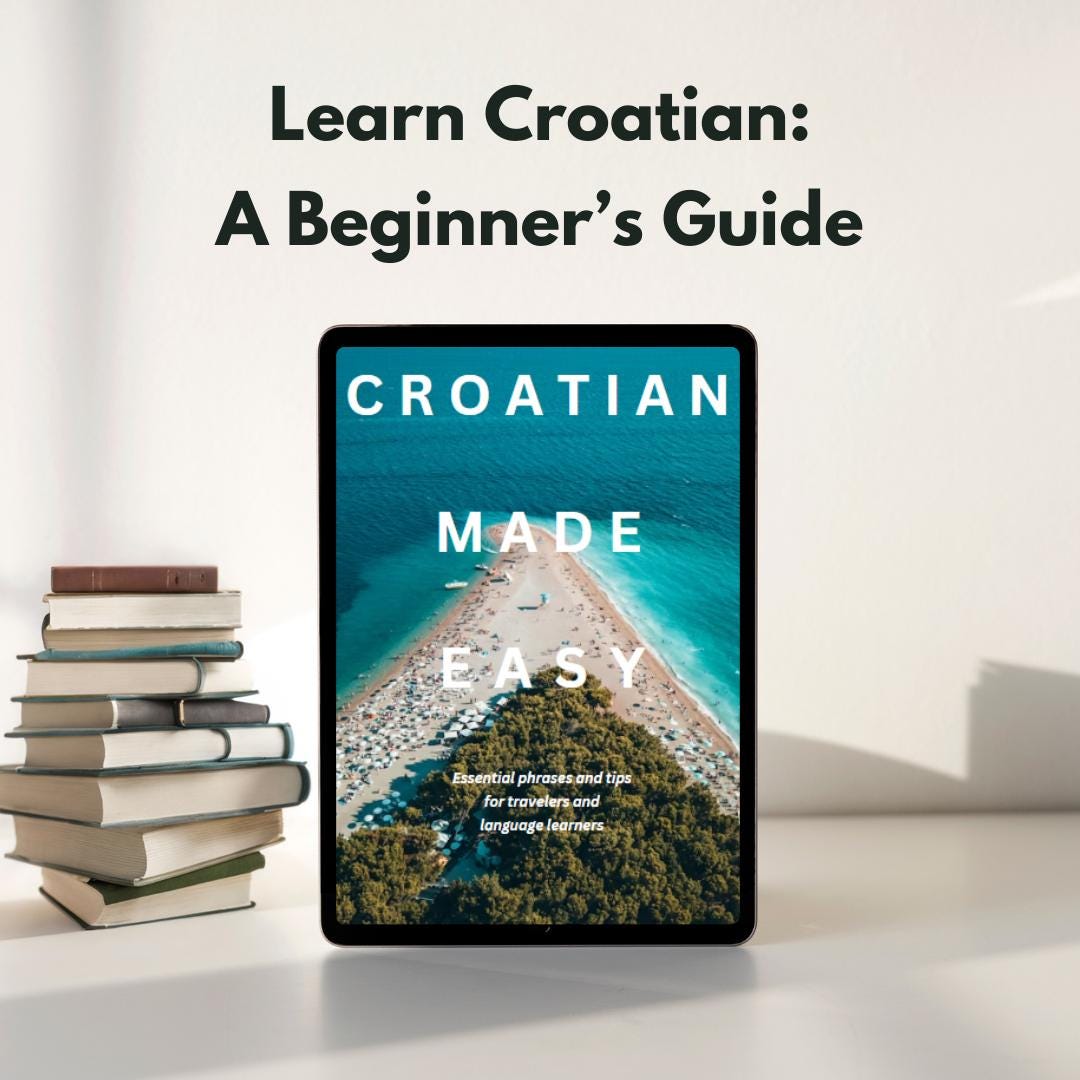 Croatian Language Learning, Beginner's Guide, Essential Phrases, Quick ...