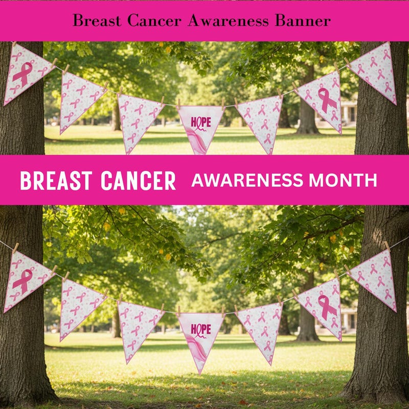 Breast Cancer Banners - Etsy