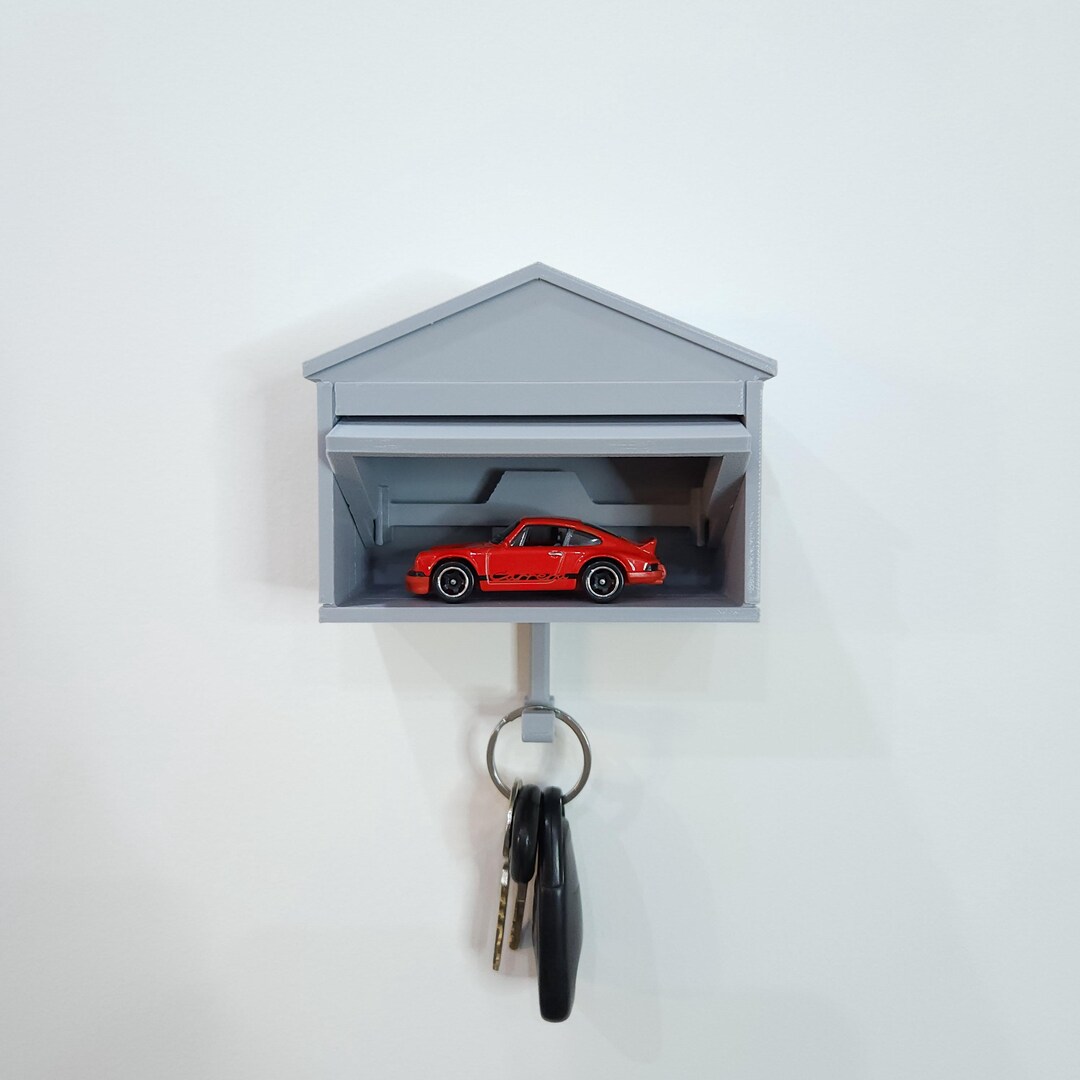 Garage Key Holder, Wall Mounted Car Display, Car Lover Gift, Key Hook ...
