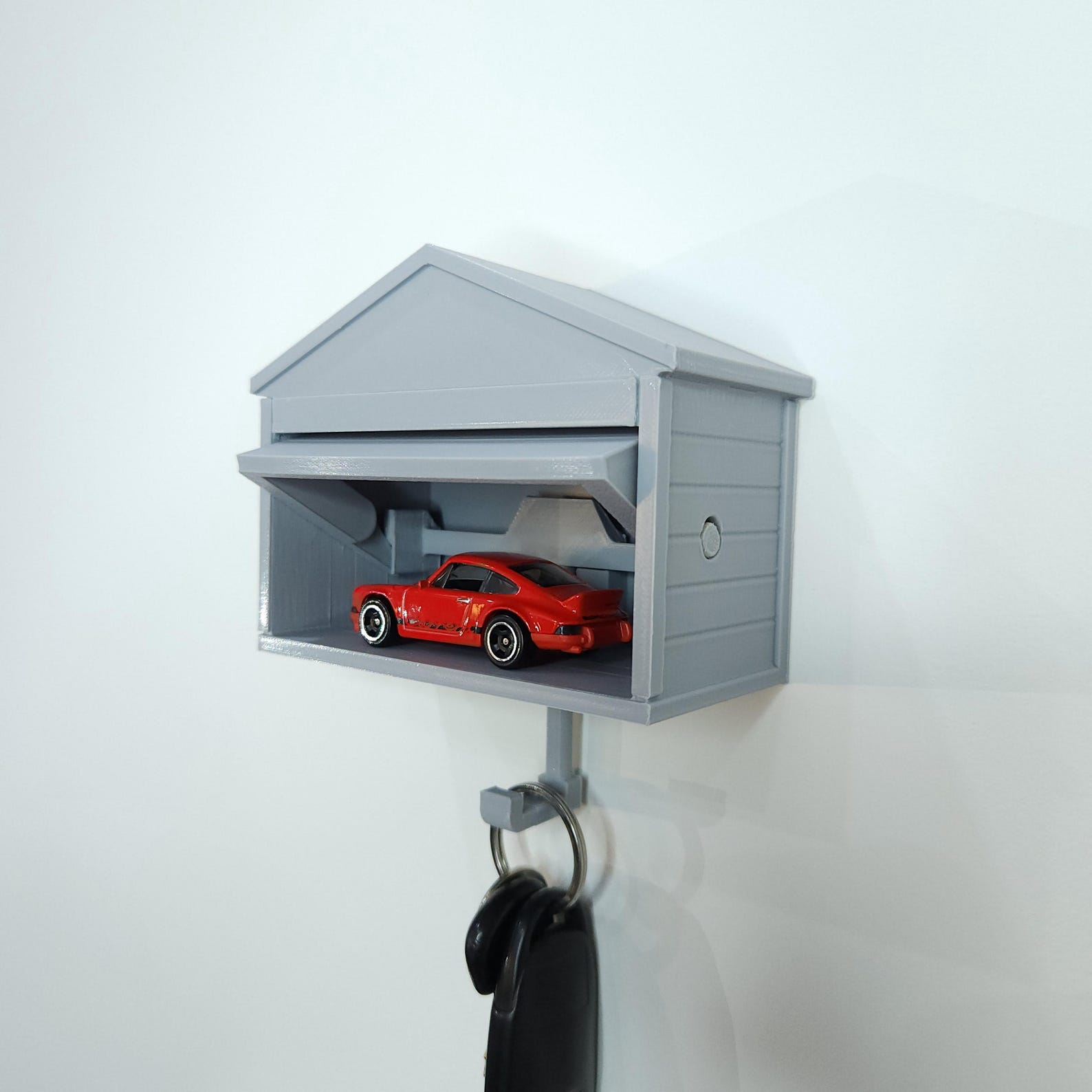 Garage Key Holder, Wall Mounted Car Display, Car Lover Gift, Key Hook ...