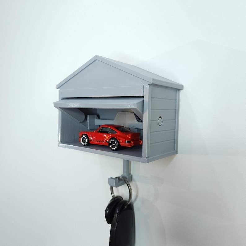 Garage Key Holder, Wall Mounted Car Display, Car Lover Gift, Key Hook ...