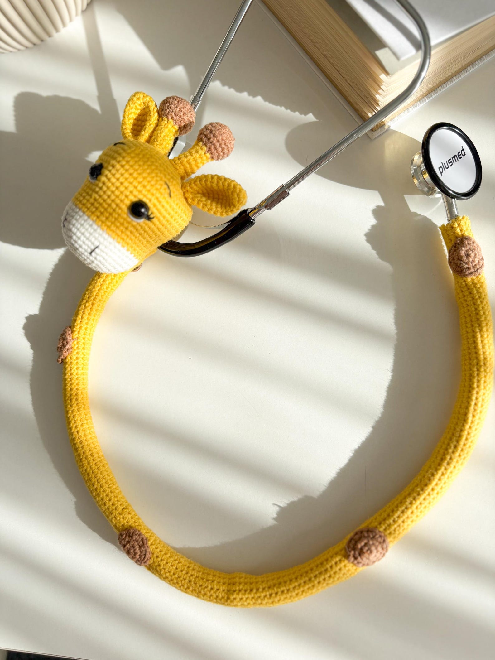 Crochet Giraffe Stethoscope Cover Pattern: Fun Doctor Gift (PDF Pattern ...