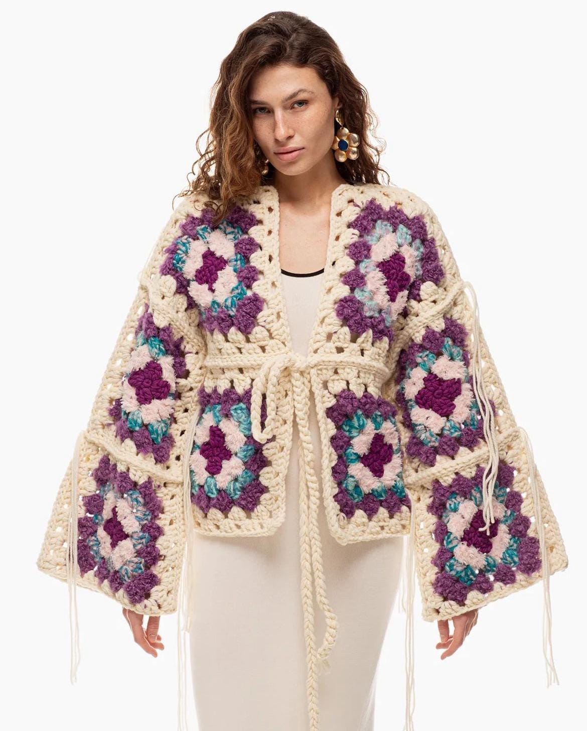 CROCHET PATTERN Granny Square Cardigan Crochet Granny Cardigan Pattern ...