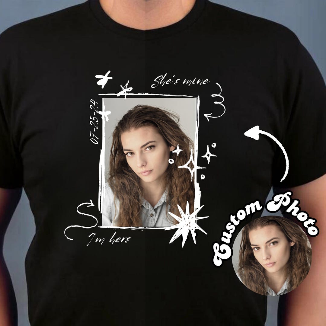 Custom Girlfriend Shirt, Custom Photo Shirt, Valentines Sweatshirt ...