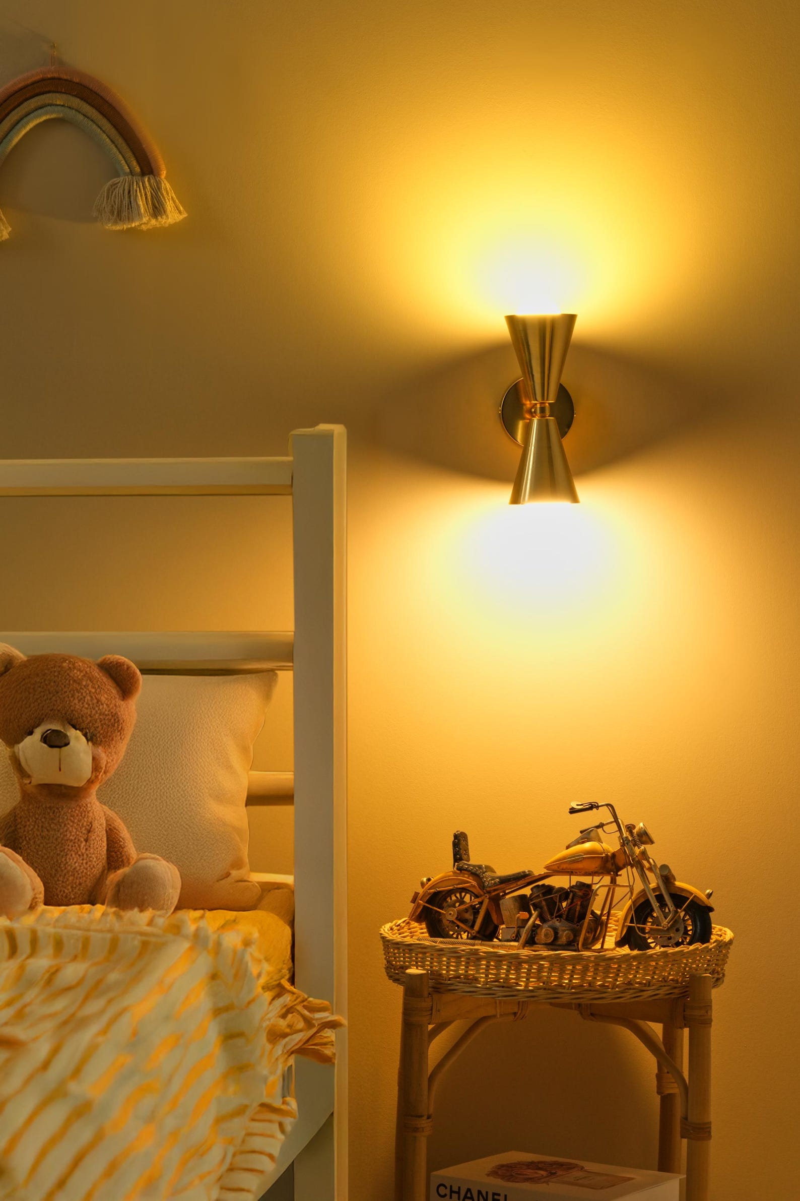Double Cone Lamp,baby Room Lighting,bedside Lighting,colorful Double ...