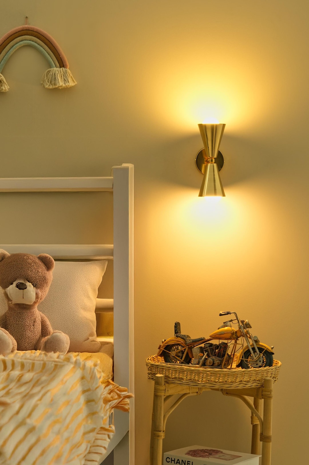 Double Cone Lamp,baby Room Lighting,bedside Lighting,colorful Double ...