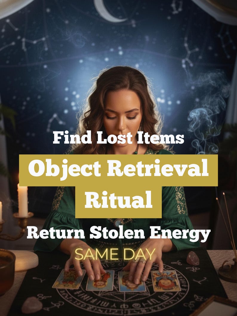 Object Retrieval Ritual | Find Lost Items, Return Stolen Energy, Clear ...