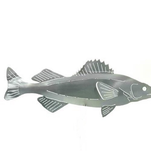 Walleye Fish Metal Wall Hanging Walleye Decor - Etsy