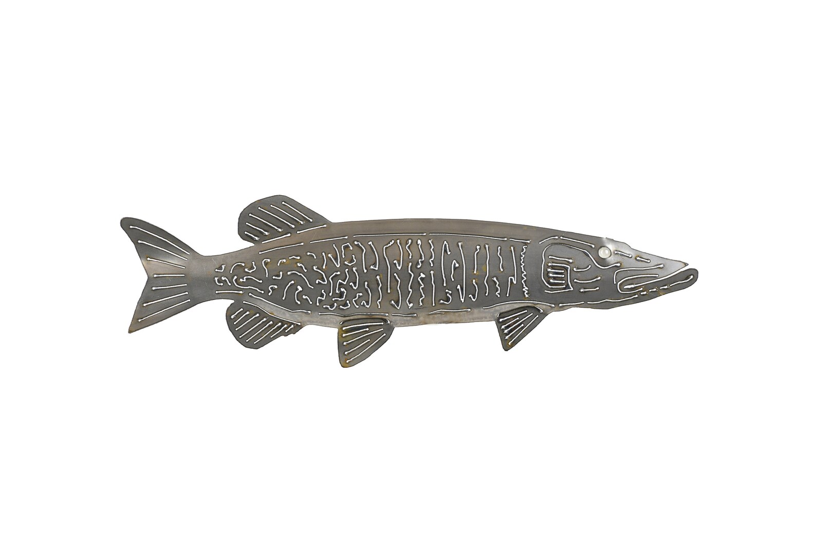 Muskie Metal Art Wall Hanging - Etsy