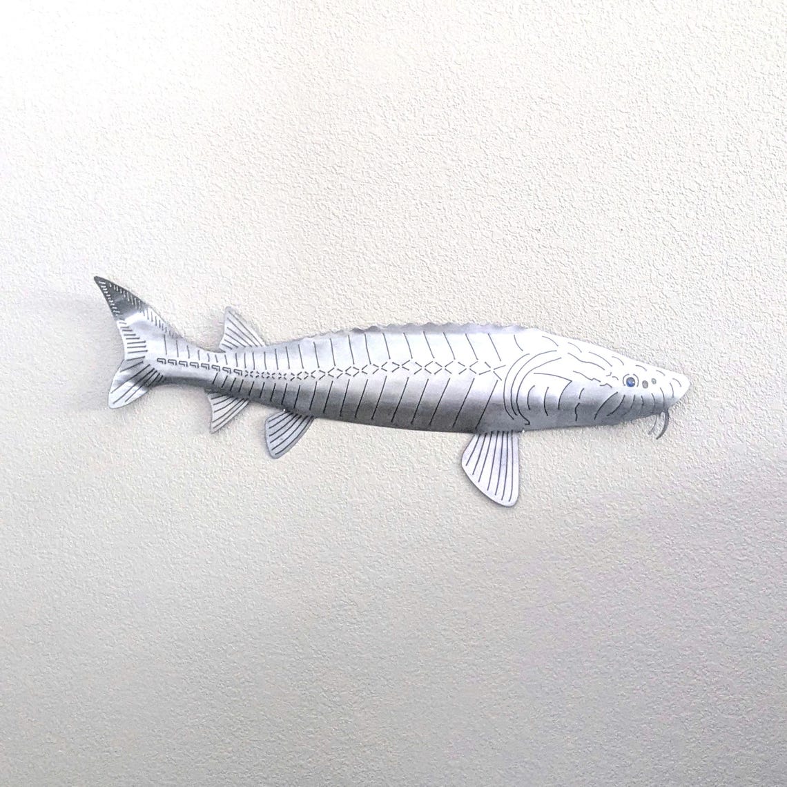 Metal Sturgeon Wall Hanging - Etsy
