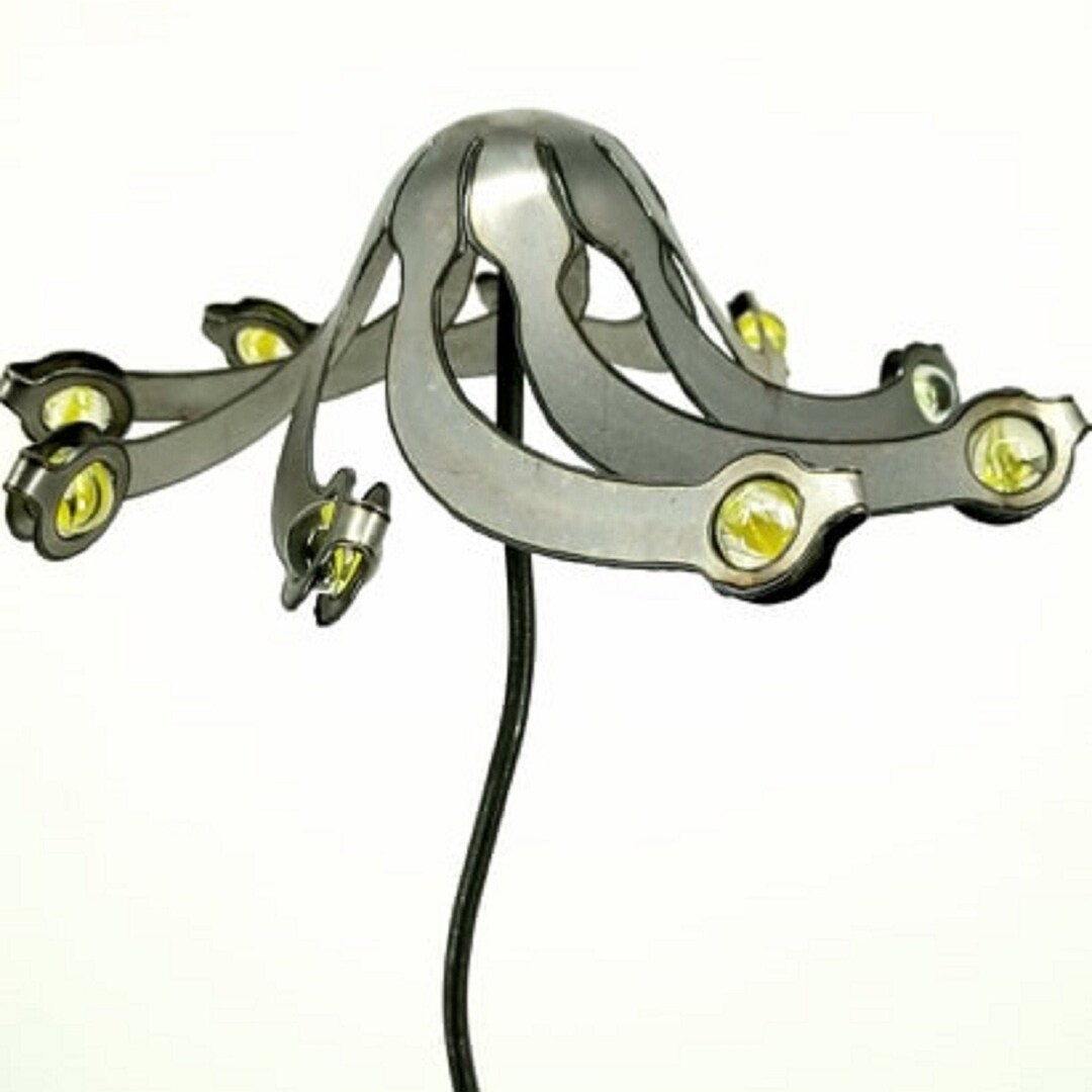 Kinetic Wind Balancing Ornament, Metal and Glass Marble Art, - Etsy