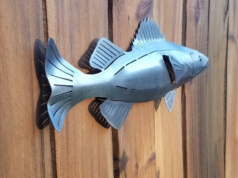 Walleye Fish Metal Wall Hanging Walleye Decor - Etsy