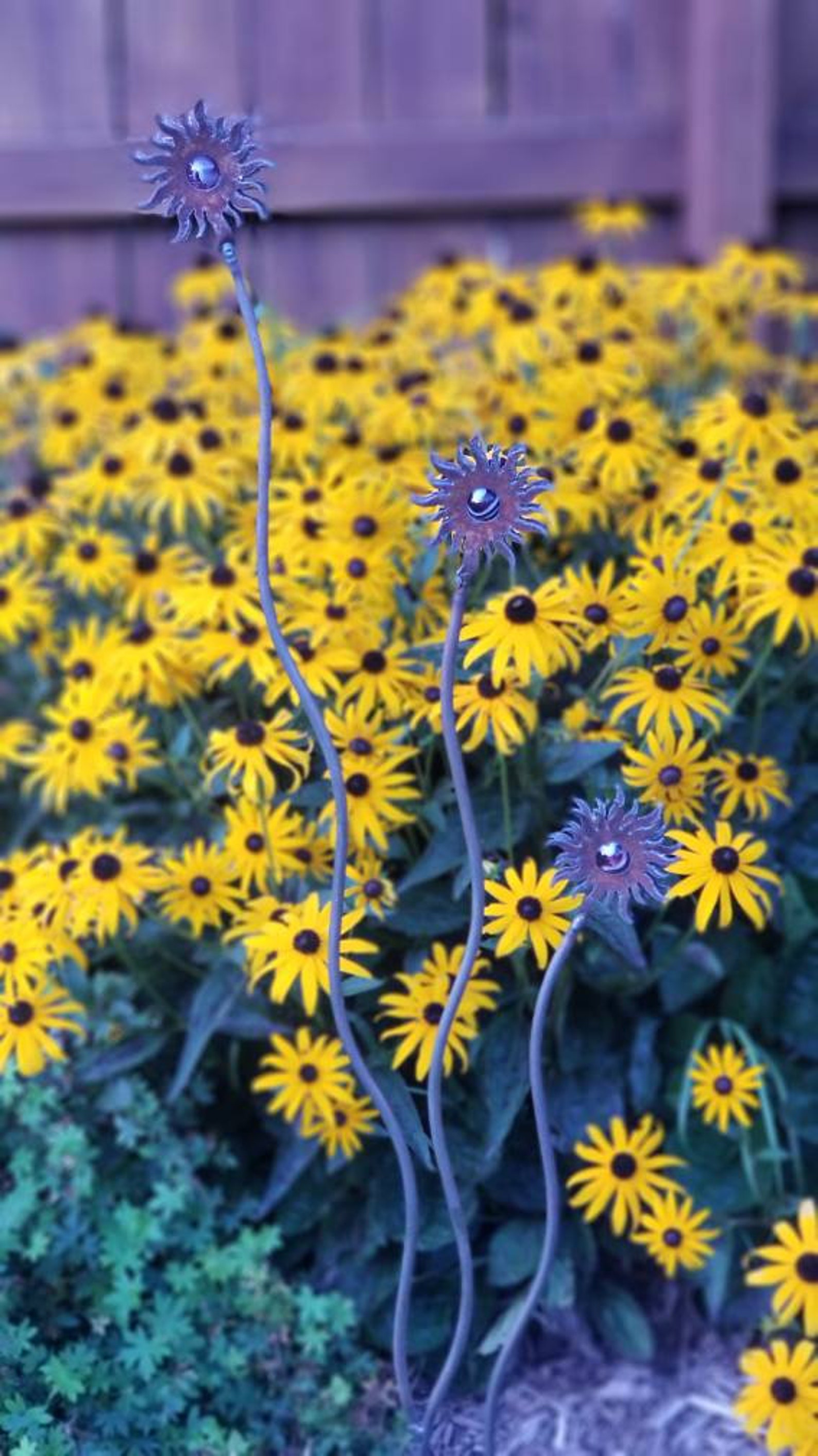 Rusty Sun Garden Stake Rustic Sun Yard Art Steel Sun - Etsy