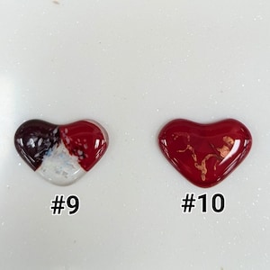 Metal Figure and Glass Heart Stand, Sending Love, 11th Anniversary Gift ...