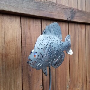 Crappie Fish, Garden Stake, Fish Sculpture, Fishing Decor, Fisherman ...