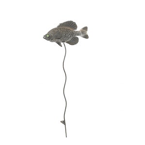 Crappie Fish, Garden Stake, Fish Sculpture, Fishing Decor, Fisherman ...