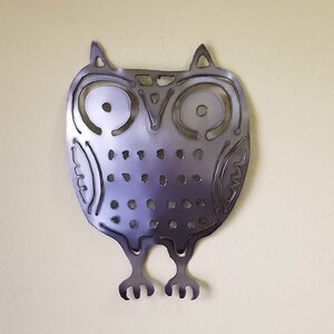 Owl Metal Wall Art - Etsy