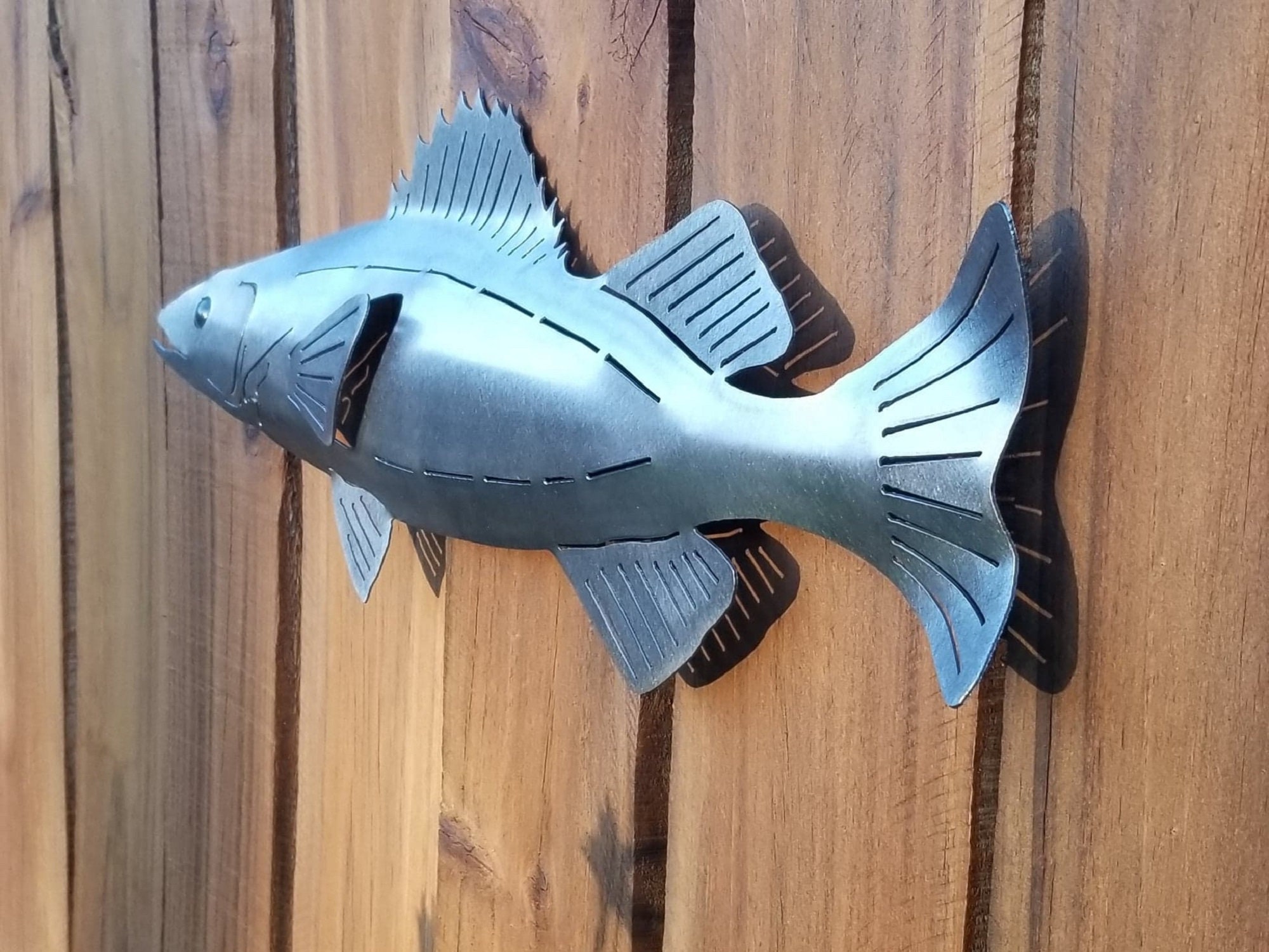 Walleye Fish Metal Wall Hanging - Etsy