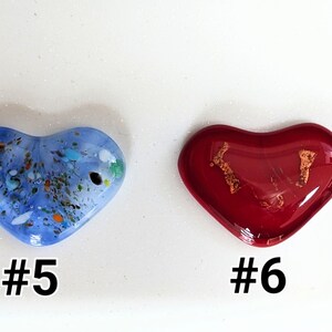Metal Figure and Glass Heart Stand, Sending Love, 11th Anniversary Gift ...