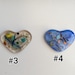 Metal Figure and Glass Heart Stand, Sending Love, 11th Anniversary Gift ...