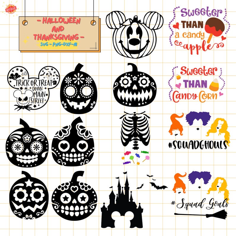 HALLOWEEN SVG Bundle, Halloween Svg Files for Cricut, Halloween Svg Cut ...