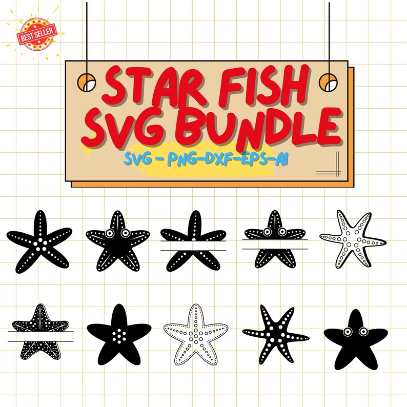 Starfish SVG / Ocean Svg / Clipart/ Cut File / Cricut / Silhouette ...