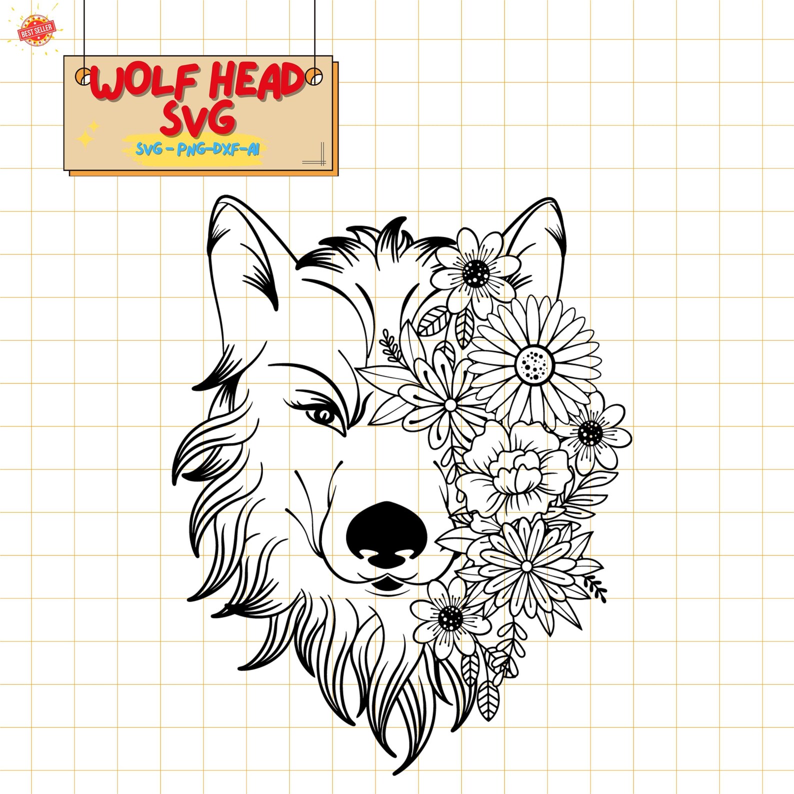 Wolf Head SVG, Svg Wolfs Head, Wolf Head Svg File, Wolf Head Shirt Svg ...
