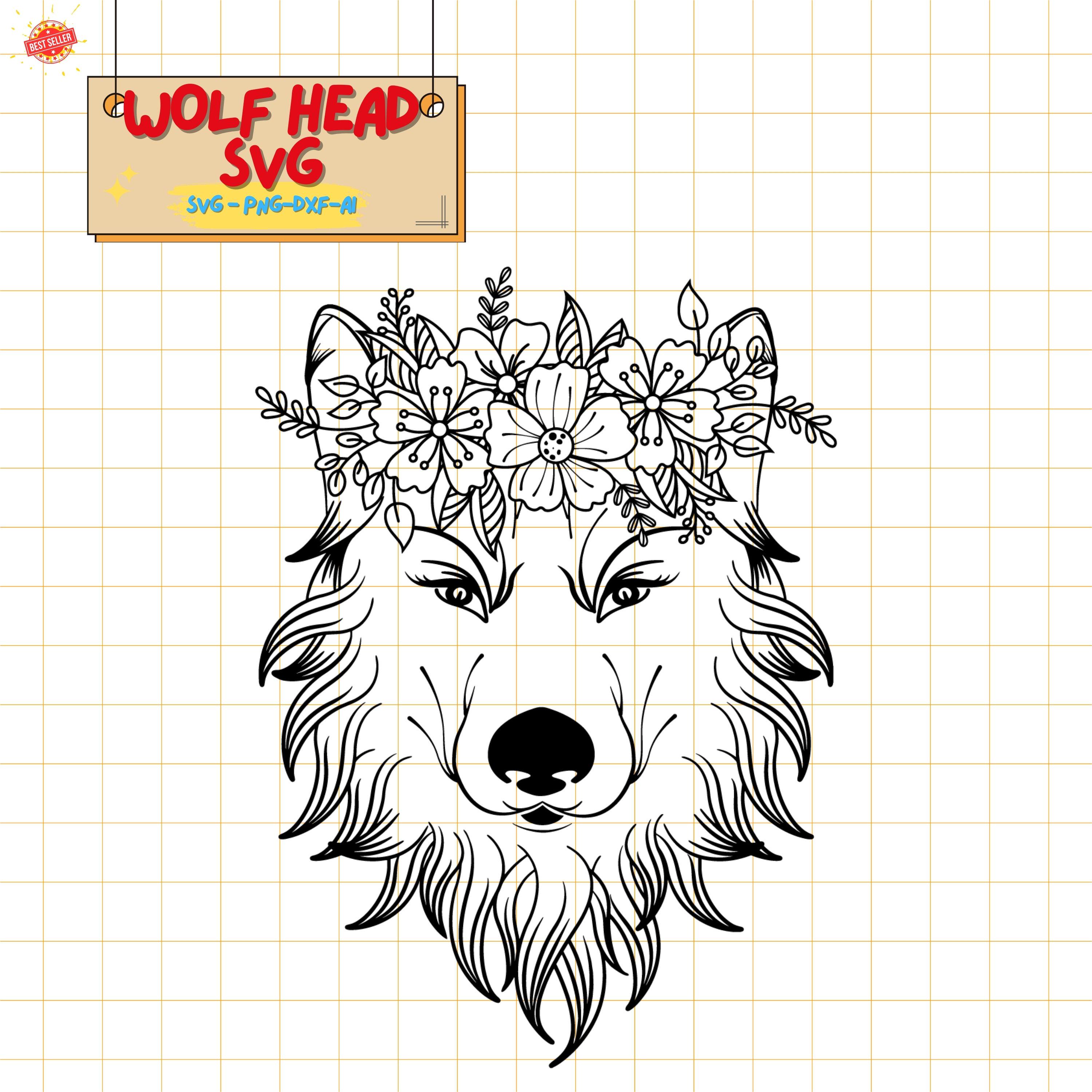 Wolf Head SVG, Svg Wolfs Head, Wolf Head Svg File, Wolf Head Shirt Svg ...