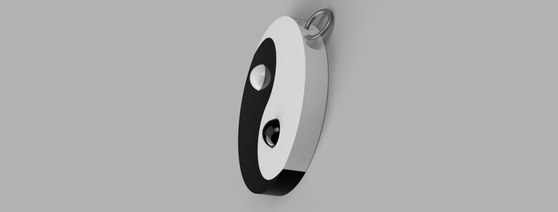 Ying Yang Keychain 3D STL Files, Yingyang 3D Keychain Print Files - Etsy