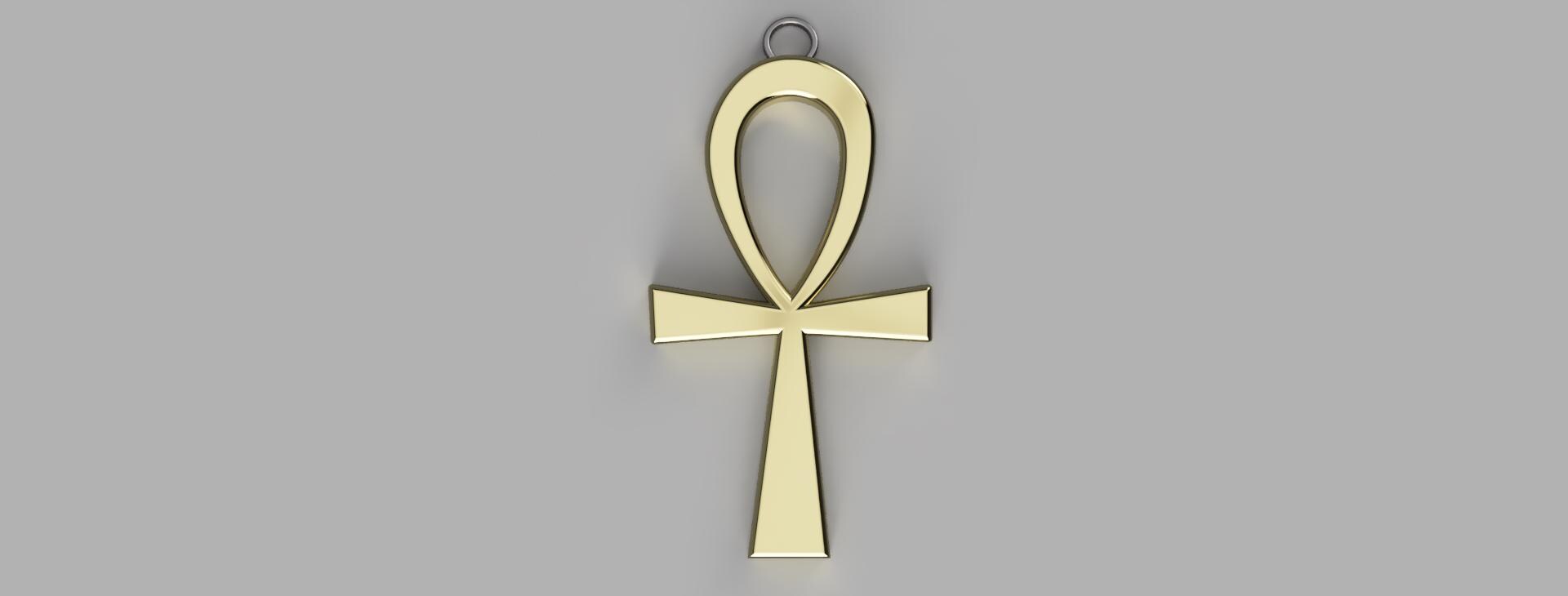Ankh Symbol Keychain 3D Printable STL File | Ancient Egyptian Life Key ...
