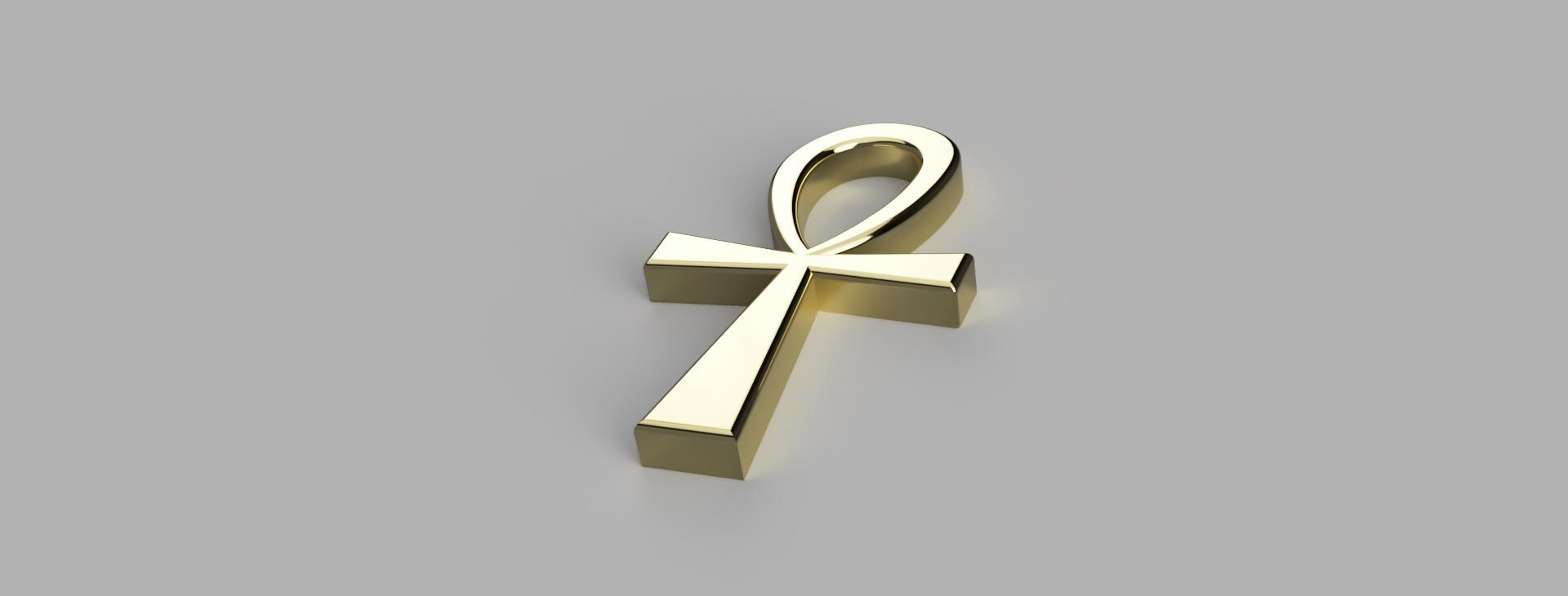 Ankh Symbol Keychain 3D Printable STL File | Ancient Egyptian Life Key ...