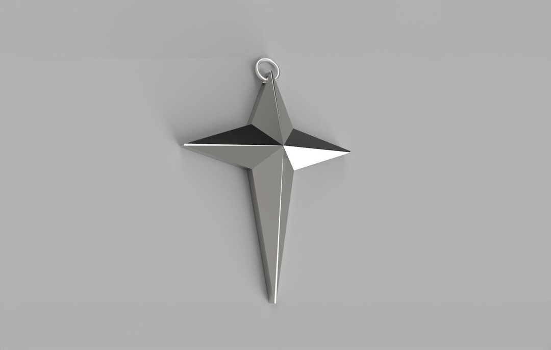 Star Symbol Keychain 3D Printable STL File | Star Life Key | Digital ...