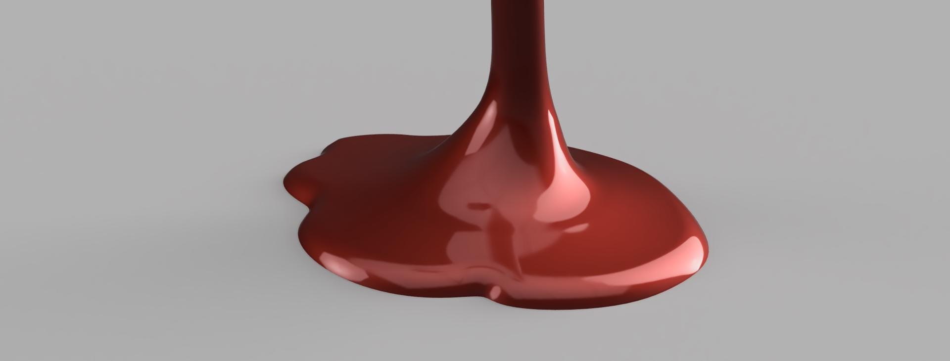Spilled Paint 3D STL File | Decor Object | Digital Download for 3D ...