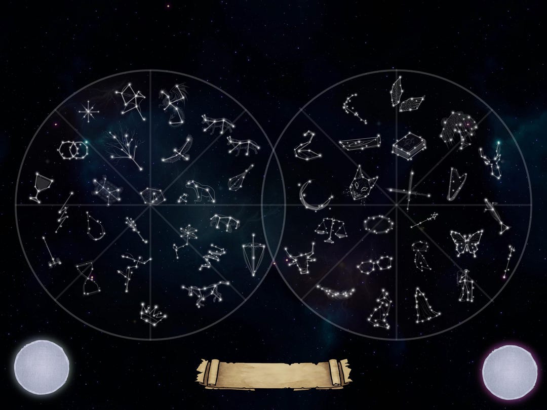 TTRPG Star Map, Constellation Map - Etsy