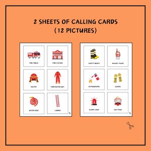Firefighter Bingo Game – 3x3 – 10 Bingo Cards – Fireman Bingo – Fire ...