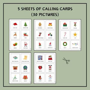5x5 Christmas Bingo Game – 30 Christmas Bingo Cards – Printable ...