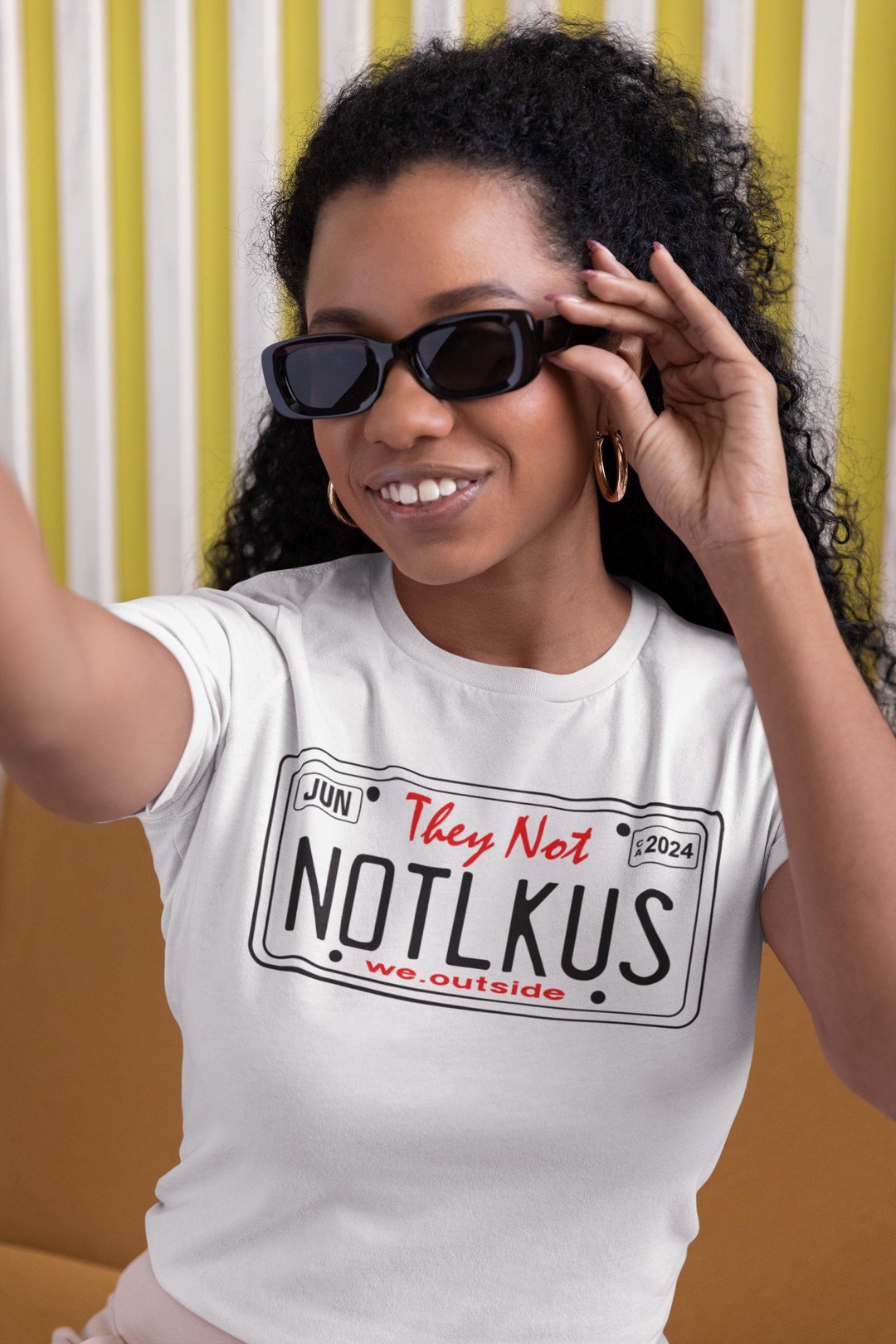 T-shirt Not Like Us Kendrick Lamar Drake We Outside Tour Graphic Tee - Etsy